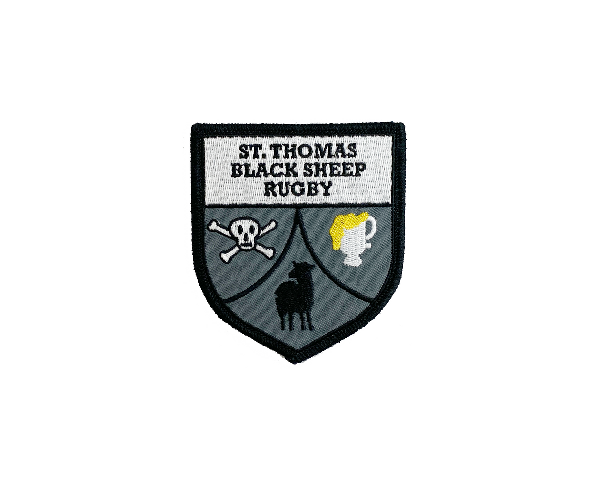 St. Thomas Rugby Patch - Black Sheep – BooshieAthletic
